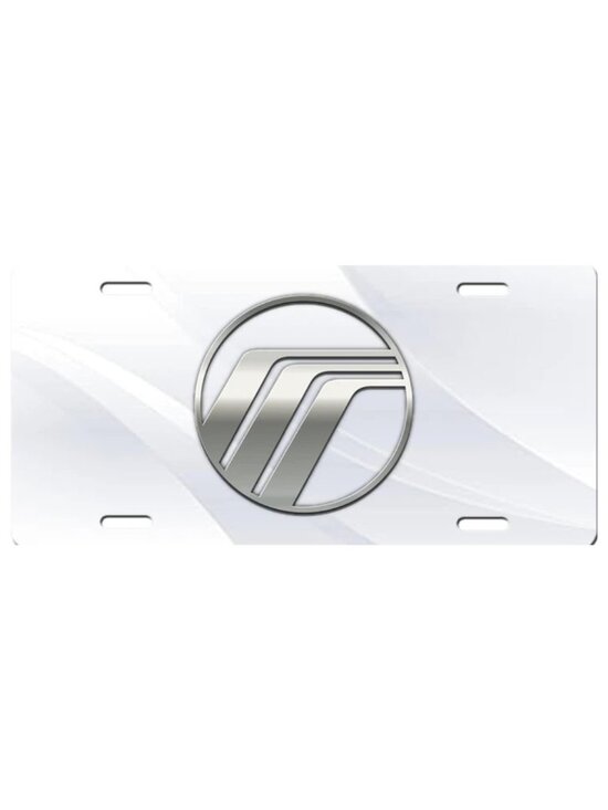 Accents | Mercury Logo Art On Metal Aluminum Vanity License Plate Tag ...
